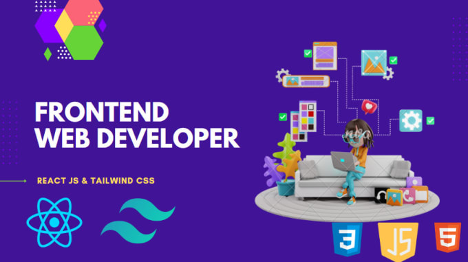 Do You Frontend Developer Using React Js Tailwind Css By Webdevsachin Fiverr