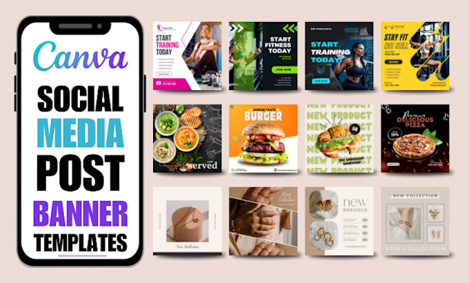 Design on canva social media post, cover, banner, thumbnail in fb ig yt linkedin by ...
