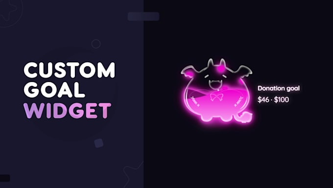 Do custom goal widget of your character by Sanjidaart | Fiverr