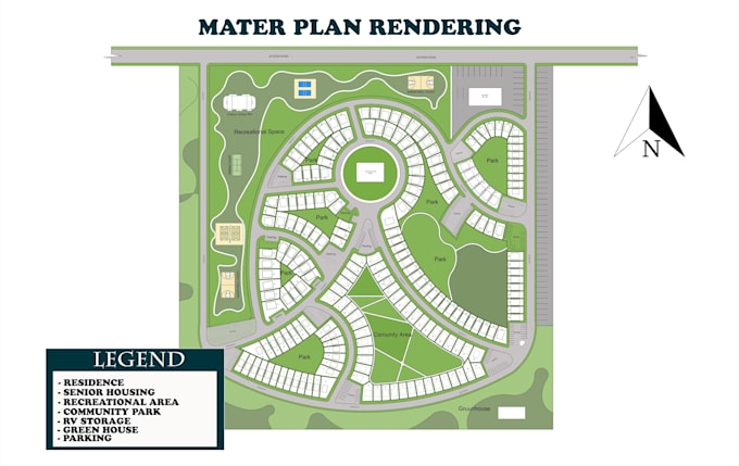 Do master plan rendering, zoning site plan, subdivision planning by M ...