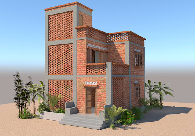 Create 3d model from cad or 2d drawings by Syed_rabbani | Fiverr