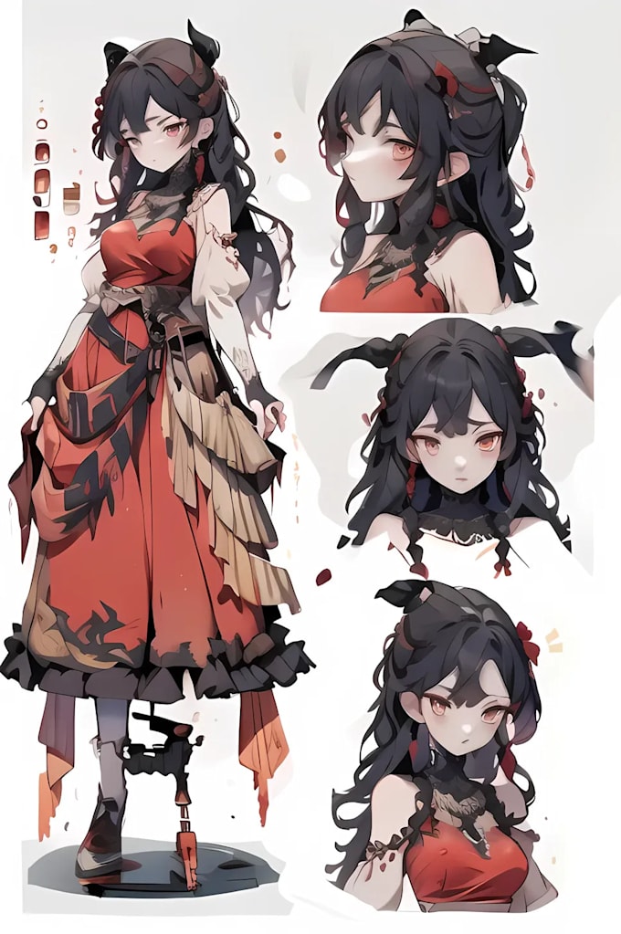 Create character design for you by Velvetvi | Fiverr