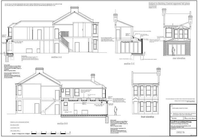 Draw all architectural drawings of uk by Ukplanning6 | Fiverr