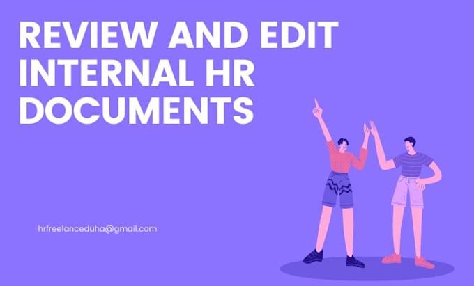 Review and edit hr documents by Hrduhaalzahran | Fiverr