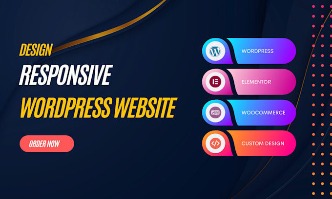 Create a custom responsive wordpress website design by Sarwar_zahan | Fiverr