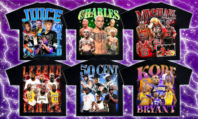 Do custom bootleg t shirt design and 90s rap tee design by Shumaakter ...