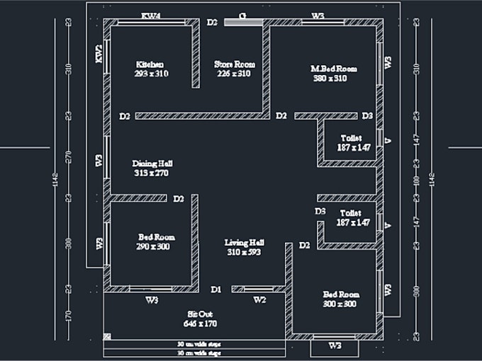Create 2d autocad drawings by Raktimdas763 | Fiverr
