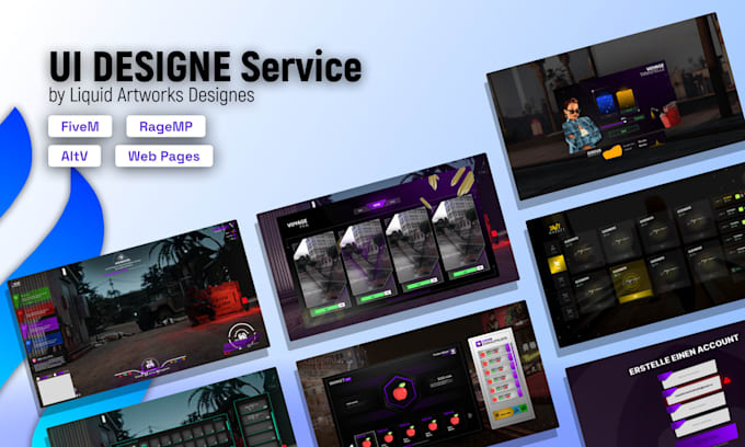 Your fivem ui designes by Liquiddesignes | Fiverr