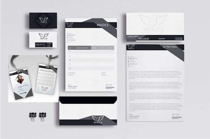 Design amazing and unique brand identity by Illustrografix | Fiverr
