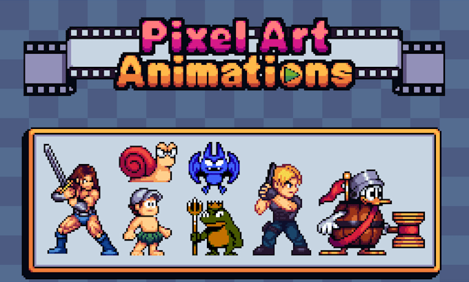Create a pixel art animated character for you by Jeff_hitoshi | Fiverr