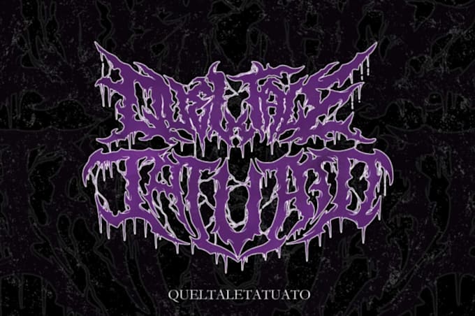 Create brutal death metal,black,slaming,grindcore, deathcore logo by ...