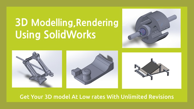 3d modeling and product design using solidworks by Hammad_ammar_ | Fiverr