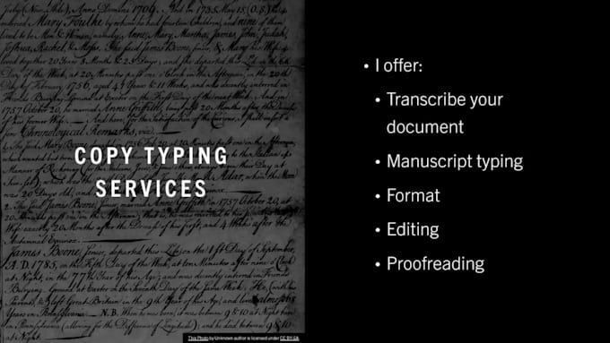 Do copy typing services by Winfred_m | Fiverr