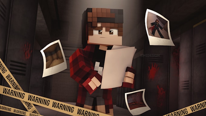 Make a beautiful minecraft thumbnail by Yuurieki | Fiverr