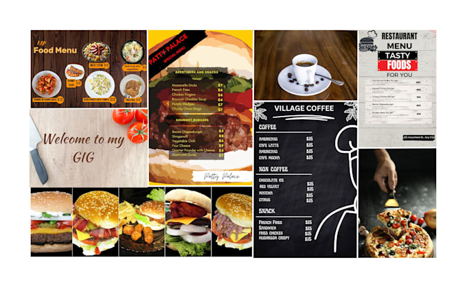 Create unique menu design fast turnaround for restaurants more by Shenl ...