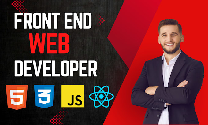 Be Your Frontend Web Developer Using React Html Css Javascript By Ahmedraza9 Fiverr