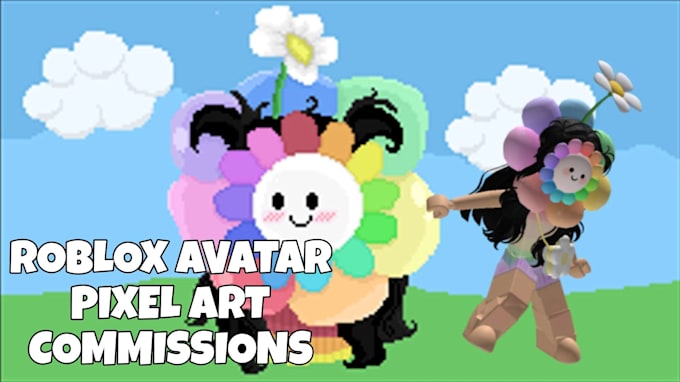 Draw pixel art of your roblox avatar by Cxffeepls | Fiverr
