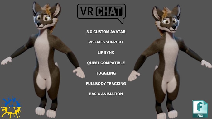 Do A Custom Vrc Avatar Furry Avatar Nsfw Avatar Vrchat Avatar Vtube