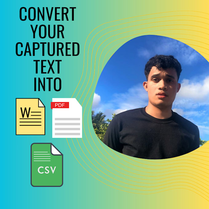 Convert your captured documents to excel, pdf or word file by Horhelepasana8 | Fiverr