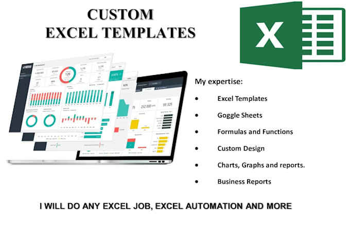 Create automate google sheets, and excel spreadsheet by Geannplouis | Fiverr