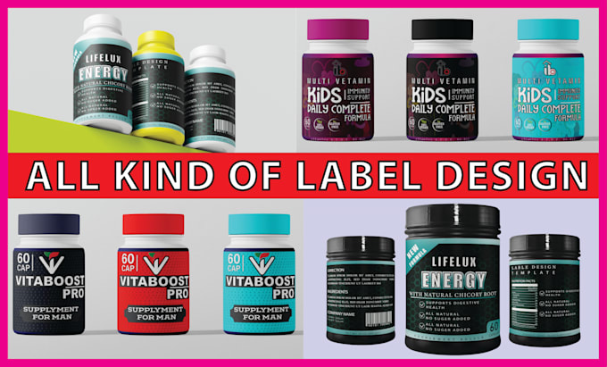 Professional product packaging and custom label design by ...