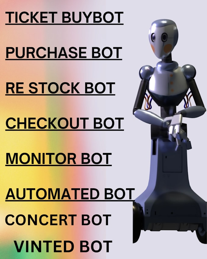 Develop Purchase Bot Auto Checkout Bot Monitor Bot Restock Bot By Colins Philip Fiverr