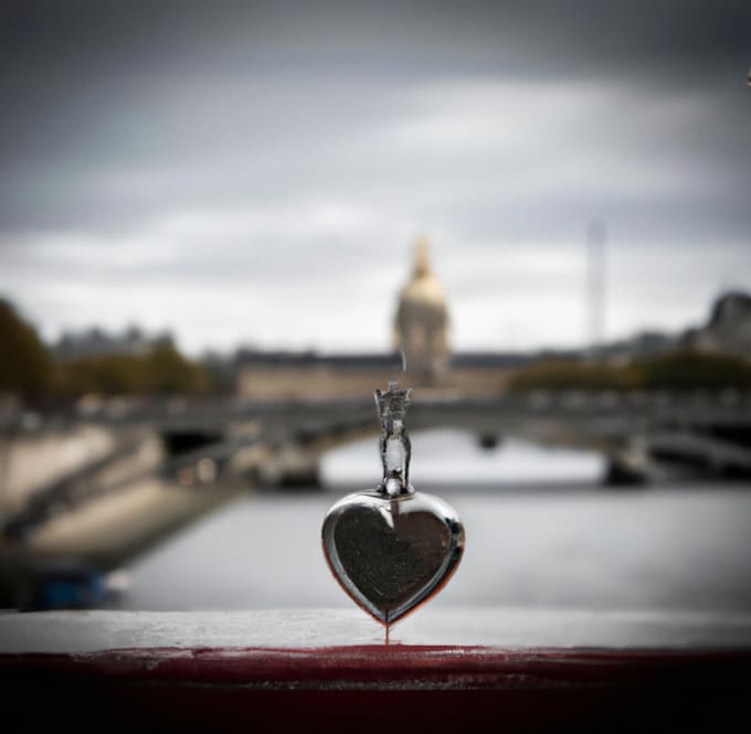 Put a love locket in paris and send you the key by Elkhiar | Fiverr