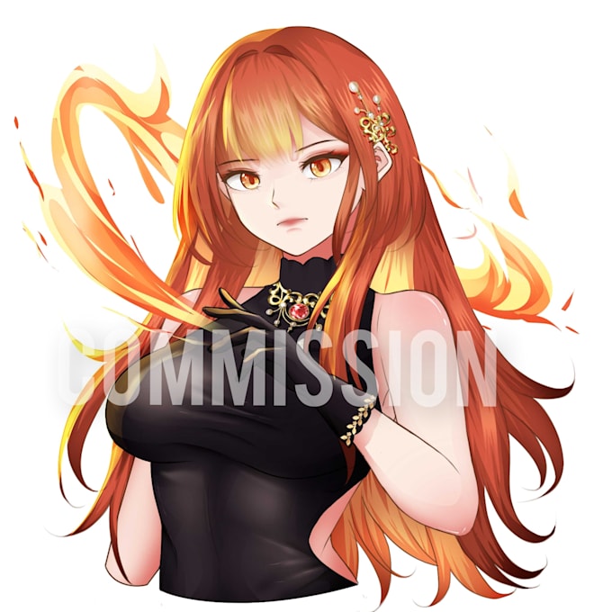 Draw oc, fanart, or anything in webtoon and anime style by Blackbyson ...
