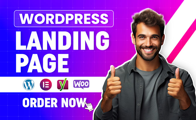 Do wordpress landing page design, elementor landing page or one page website by Wptech0 | Fiverr