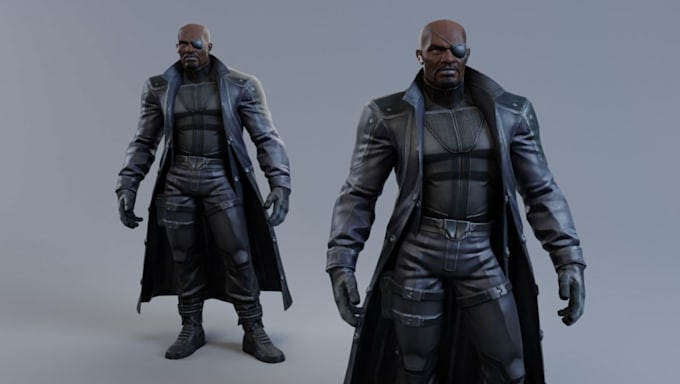 Develop high complex realistic 3d game character, arkit, unity, ue ...