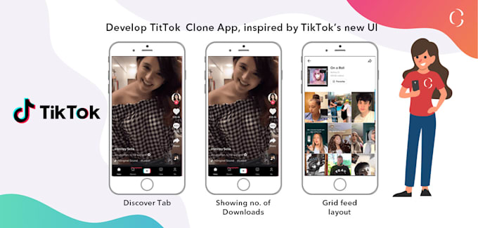 Develop short video livestreaming app, tiktok clone app, reels app, tik ...