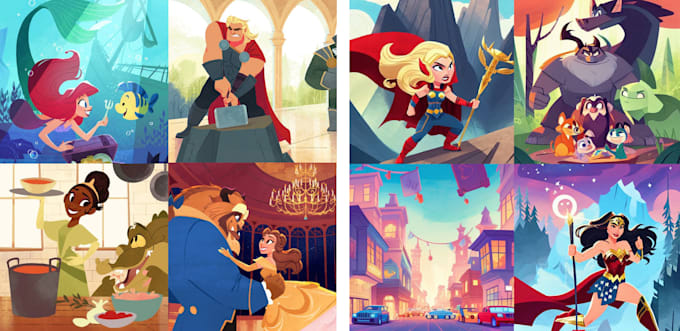 Create ai stable diffusion children book ai illustration by ...