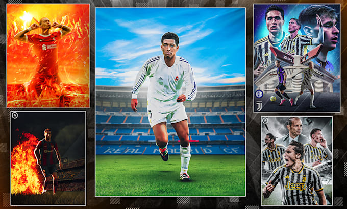 Do your soccer poster or creative football manipulation by Aymane_or ...