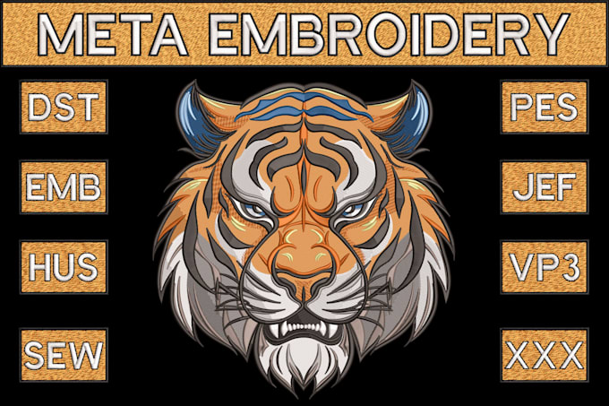 Do embroidery digitizing logo into dst, pes, digitize image for ...