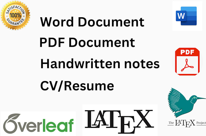 Convert any of your document into latex overleaf by Safeer6209 | Fiverr