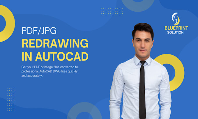 Fast and accurate pdf or image to autocad drawing convert by Asmistry0369 | Fiverr