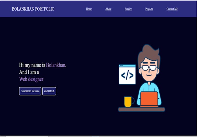 Create portfolio website full responsive by Bolan_khan | Fiverr