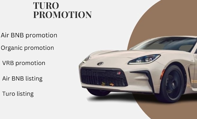 Set up your turo rental car listing and profile by Tom_kirby123 | Fiverr