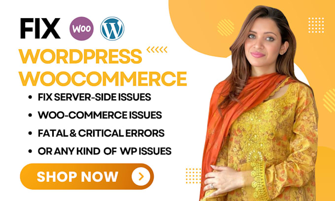 Solve Critical Errors With Wordpress Fix And Woocommerce Fix For Bugs And Issues By Bareera