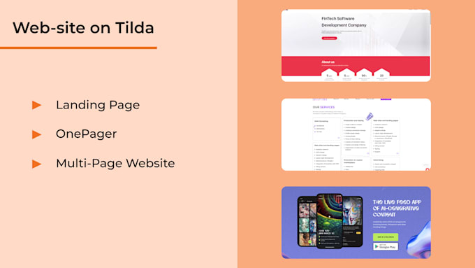 Create stunning tilda websites onepage, branding, and complex sites by ...