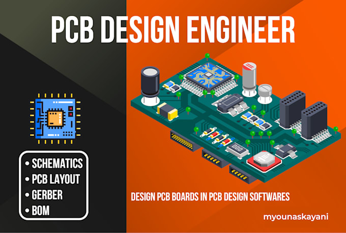 Design pcb boards in any pcb design software by Myounaskayani | Fiverr