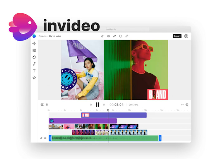 Teach youtube video basic editing with invideo studio by Tesage | Fiverr