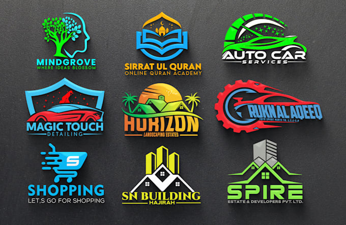 Do professional modern minimalist unique 3d business logo design by Saudnoor768 | Fiverr