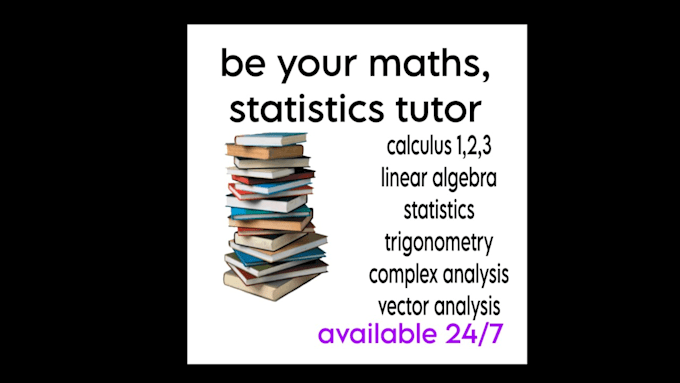 Be your maths tutor and statistics assignment for all grades by ...