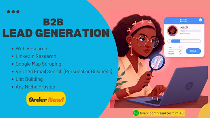 Do b2b leads generation, google map scraping, and data entry by Lizaaktermim148 | Fiverr