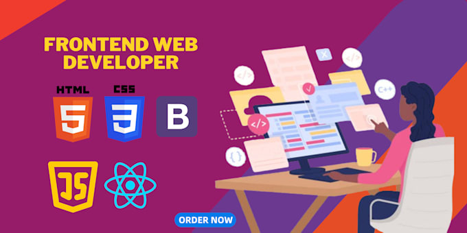 Create Website In Html Css Bootstrap Js And React By Nabiadev Fiverr
