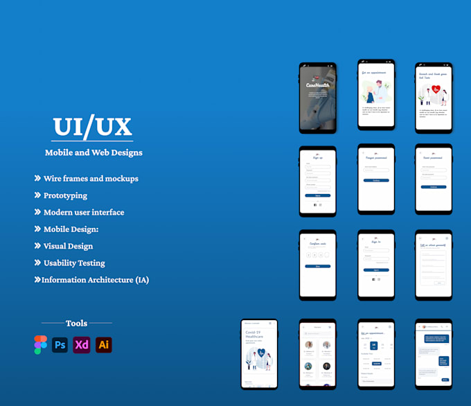 Ui ux design ,website dashboard ,mobile app ui ux designs by Mueezuddin98 | Fiverr