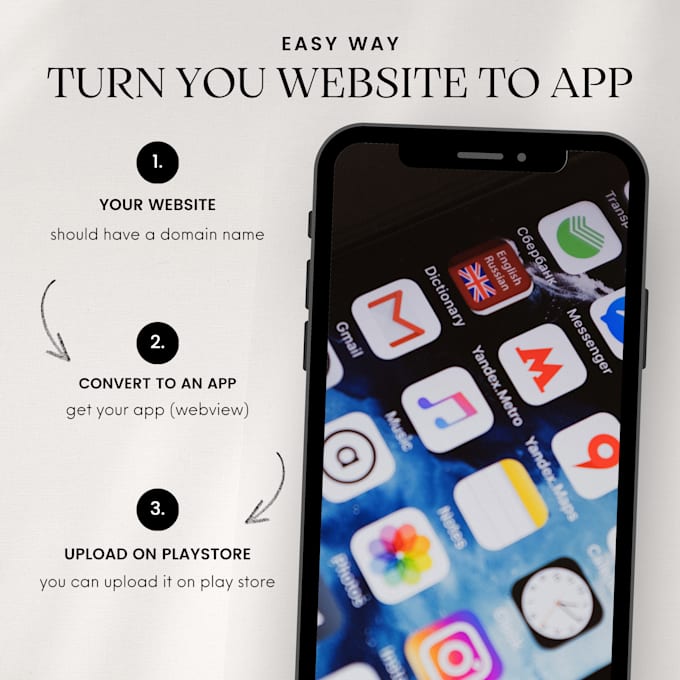Convert your website to an android app by Samifalouti834 | Fiverr