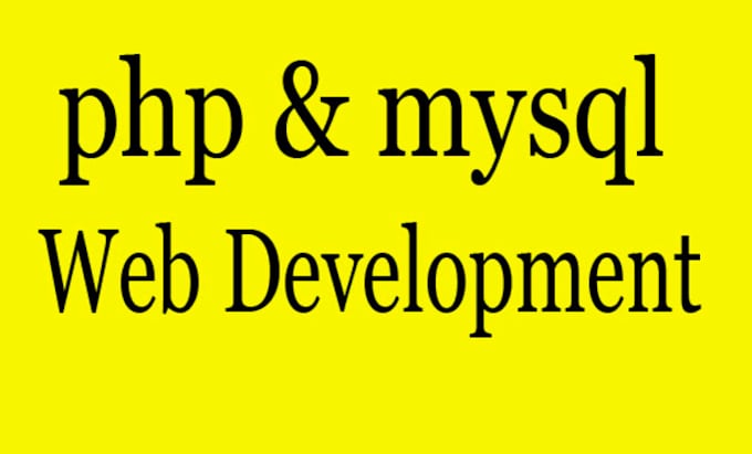 Develop your website backend using php mysql database by Shabbir07 | Fiverr Develop your website backend using php mysql database by Shabbir07 | Fiverr
