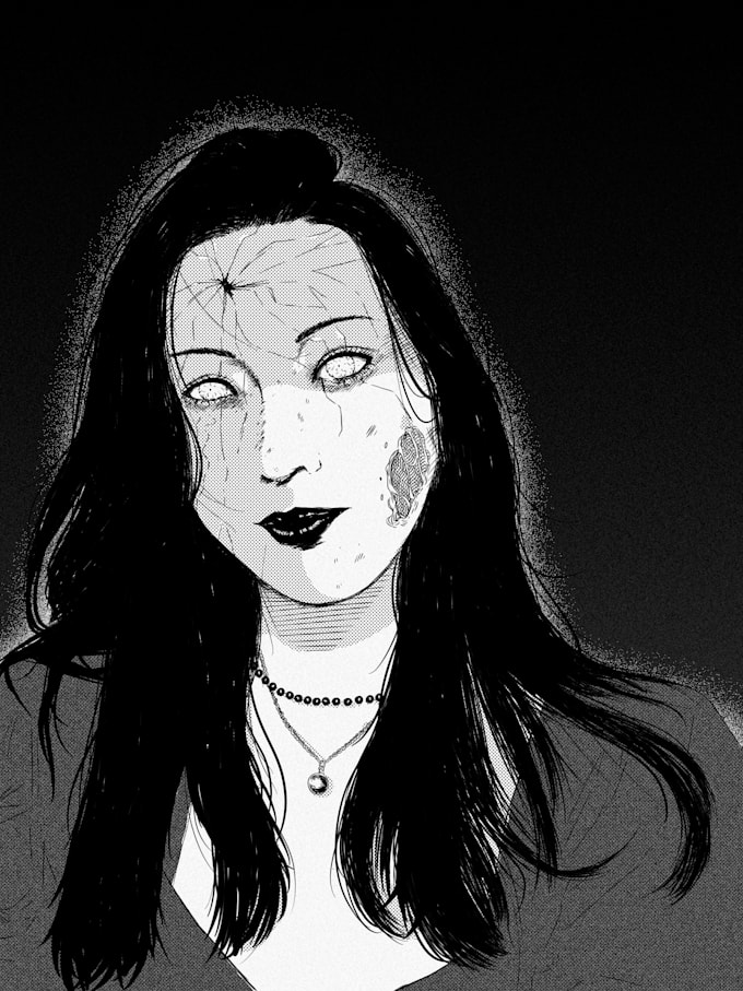 Draw horror junji ito style from your photos by Boowket | Fiverr